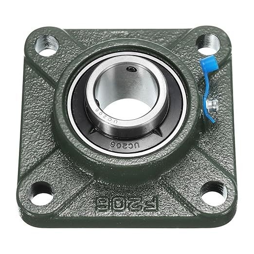 UCF206 Pillow Block Bearing 30mm Bore Self Alignment Solid Cast Iron Base Square Flange Mounted